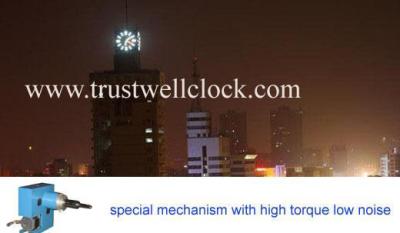 China Tower Clock Movement Stepper Motor 0.6m to 10m Diameter for Outdoor Building Clocks for sale