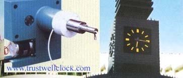 China Tower Clock Movement 0.6-10m Stepper Motor Iron Copper Drive Gears for Outdoor Clocks for sale