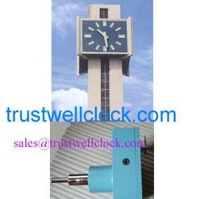China Four Face School Building Clock with GPS Synchronization 0.6m-10m Diameter Stepper Motor for sale