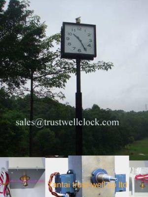 China Park Landscape Clock Movement for City Pole Clock Pillars Advertising Clocks 0.6m-10m for sale