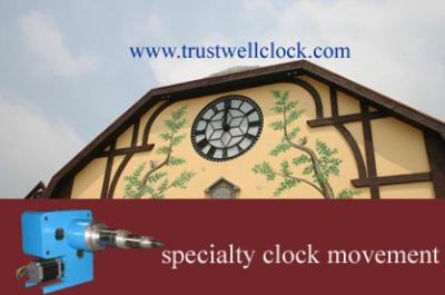 China Tower Clock Movement Mechanism 1m 39 Inch Diameter Stepper Motor Iron Copper Drive Gears for sale