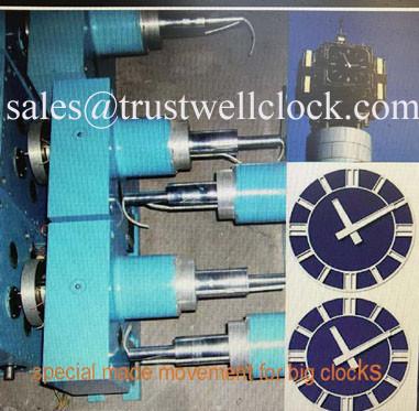 China Stepper Motor Movement for Outdoor Tower Clocks 0.6m to 10m Diameter Iron Copper Gears for sale