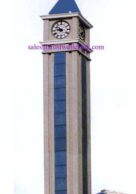 China Tower Clock Movement 1m Diameter 4 Face Stepper Motor Drive for Building Street Clocks for sale