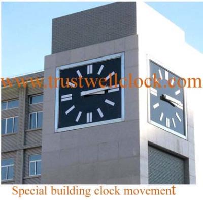 China 4-Sided Master Slave Tower Clock 1m Diameter with Clock Hands and Scales Stepper Motor for sale