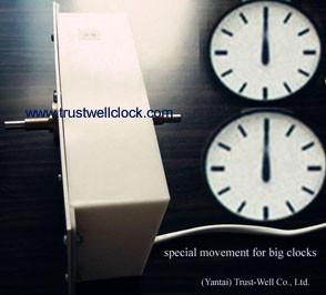 China Industrial Clock Movement Mechanism for Railway Station Bus Stop Metro 1.2m Diameter Stepper Motor for sale
