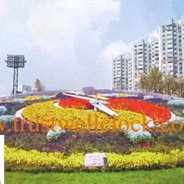 China Floral Clock Movement 3m to 15m Diameter with Master Controller and Hands for Garden Clocks for sale