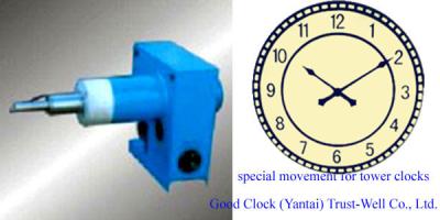 China Tower Clock Mechanism 0.6-10m Stepper Motor Movement for Building Clocks for sale