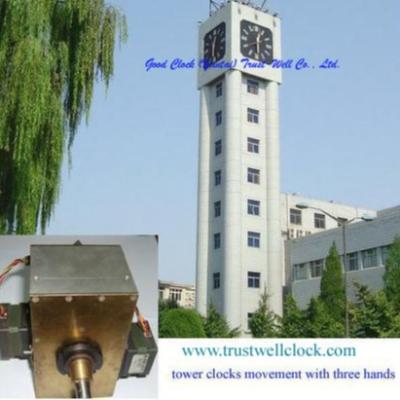 China Tower Clocks and movement mechanism 1m 1.5m 2m 3m diameters with minute hour or second hand weather proof for sale
