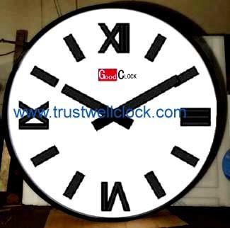 China three 3 face tower clocks with gps satellite antenna syncronization 2m 1m diameter-GOOD CLOCK (YANTAI) TRUST-WELL CO L for sale