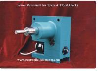 China stepper motor movement mechanism for outdoor building clocks 8m 10m dia with iron brass worm gear drive for tower clocks for sale