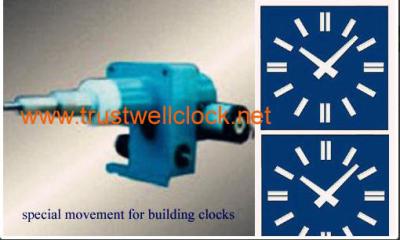 China Outdoor Wall Clock Movement for Tower Floral Clocks 0.6m to 50m Stepper Motor High Torque for sale