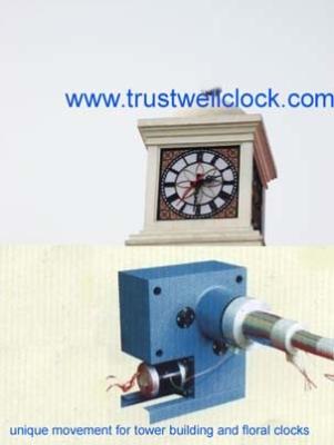 China Tower Clock Movement 0.6-10m Stepper Motor Drive High Torque Weatherproof for sale