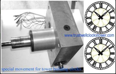 China Tower Clock Movement with Illuminated Hour Hand and Marks for 0.6m-10m Dials Stepper Motor for sale