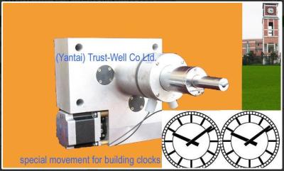 China Outdoor Tower Clock Movement Motor 0.6-10m Diameter Stepper Drive for Stadium Gym Building for sale