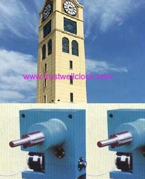 China Tower Building Clocks 1-4 Faces 1m to 10m Diameter Stepper Motor Movement High Torque for sale