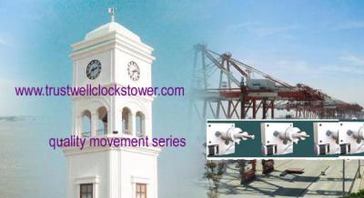China Outdoor Tower Building Clocks 1-4 Faces 0.6m-10m Diameter Stepper Motor Movement for sale