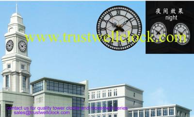 China Outdoor Tower Clock Movement 0.6-10m Diameter High Torque Stepper Motor Weatherproof for sale