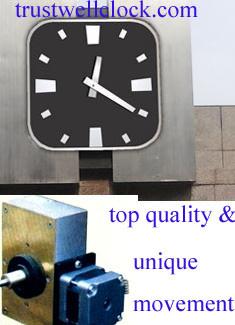 China Tower Clock Movement Mechanism 1.5m 2m 59 Inch Indoor Outdoor Clock Yantai Trust-Well for sale