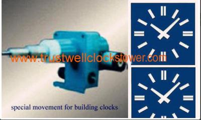 China Tower Clock Movement Motor 0.6m-10m Stepper High Torque Weatherproof for Building Street Floral Clocks for sale