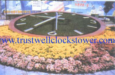 China Three Hands Floral Clock Mechanism Motor Movement 8m 12m 22m 60m for sale