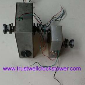 China Double Side Street Clock Movement 0.6m-10m Stepper Motor Tower Clock Mechanism for sale