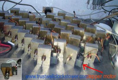 China Large Clock Movement Mechanism for Tower Clocks 50cm to 80cm Diameter Stepper Motor for sale