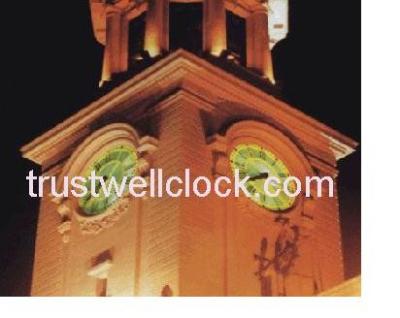 China Four Face Tower Building Clock with GPS Synchronization 0.6m-10m Stepper Motor for sale