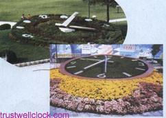 China Floral Clock Movement Motor with Minute Hour Second Hands 6m 7m Stepper Drive for sale