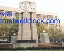 China Double Side Street Clock 0.6m-10m Stepper Motor Movement for Tower Building Clock for sale