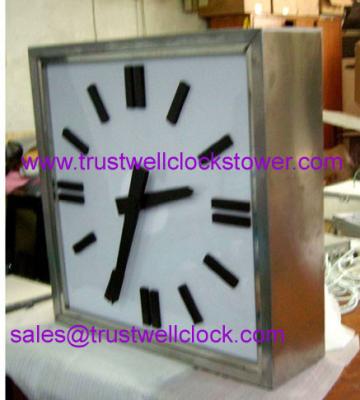 China Indoor Building Hall Clock Movement Stepper Motor 0.6m-10m High Torque Low Noise for sale