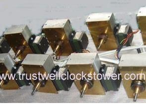 China Stepper Motor Mechanism with Copper Drive Gears for Tower and Floral Clocks 0.6m to 50m for sale