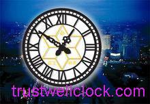 China Weatherproof Tower Clock Movement 0.6m-10m Stepper Motor for Building Clocks for sale