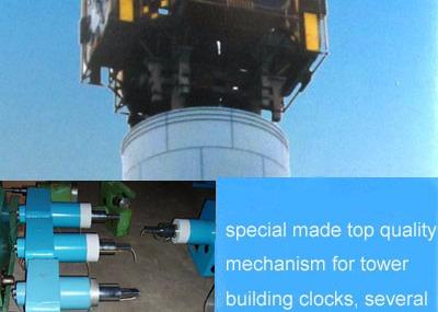 China Tower Building Clock 1-4 Faces 1m 1.5m Diameter Stepper Motor Movement for sale