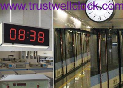 China Master Slave Time Clock System with GPS Synchronization for Large Area Clocks 0.6m-50m for sale