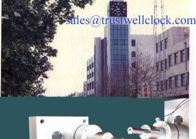 China Double Side City Street Clocks Movement 0.6m to 10m Stepper Motor for Advertising for sale