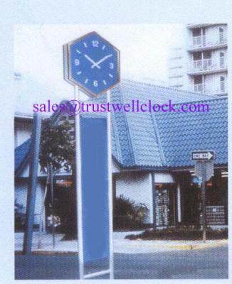 China Double Side City Street Clock 1m 1.2m 1.5m Diameter High Torque Stepper Motor for sale