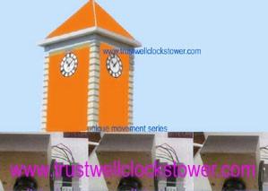 China 1 - 4 faces tower clocks /building clocks with strike bell sound and Westminstr chime for sale
