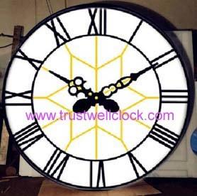 China 60cm to 100cm Analog Clocks for Hospital School Building High Torque Stepper Motor for sale