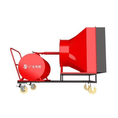 China Fire Foam System Movable High Expansion Foam Generator Effective Discharge Time 40min for sale