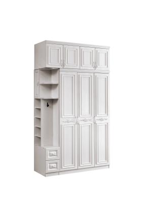 China Thickened 3 Door Wardrobe With Drawers for sale