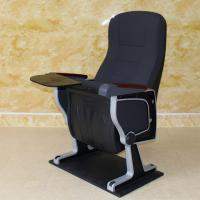 China Black High Density Theatre Cinema Hall Chairs Adjustable Moistureproof Antistatic for sale