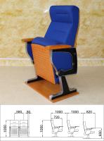 China Anti Electrostatic Movie Theater Seat , Removable Folding Auditorium Chairs for sale