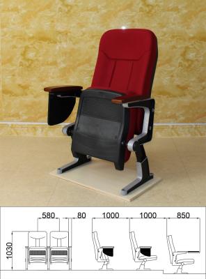 China Dustproof Hypoallergenic Movie Theater Seating , Anti Fading Folding Cinema Seats for sale