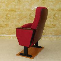 China Removable Practical Folding Auditorium Seating , Anti Electrostatic Red Theater Seats for sale
