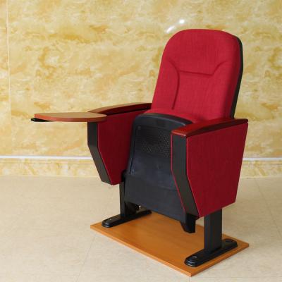 China Red Movie Theater Cinema Hall Chairs Adjustable ISO9001 Durable Flameproof for sale