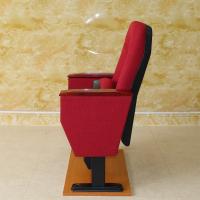 China Red Movie Theater Cinema Hall Chairs Adjustable ISO9001 Durable Flameproof for sale