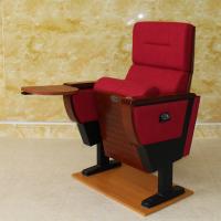 China Folding Theatre Cinema Hall Chairs With 500mm Backrest Sponge Anti Electrostatic for sale