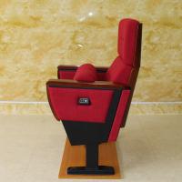 China Folding Theatre Cinema Hall Chairs With 500mm Backrest Sponge Anti Electrostatic for sale