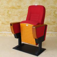 China Flameproof Cinema Chair With Cup Holder , Anti Electrostatic Audience Seating Chairs for sale