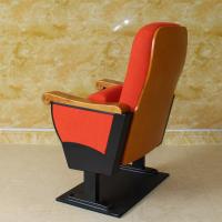 China Medium Hardness Folding Cinema Hall Chairs Durable Removable High Density for sale